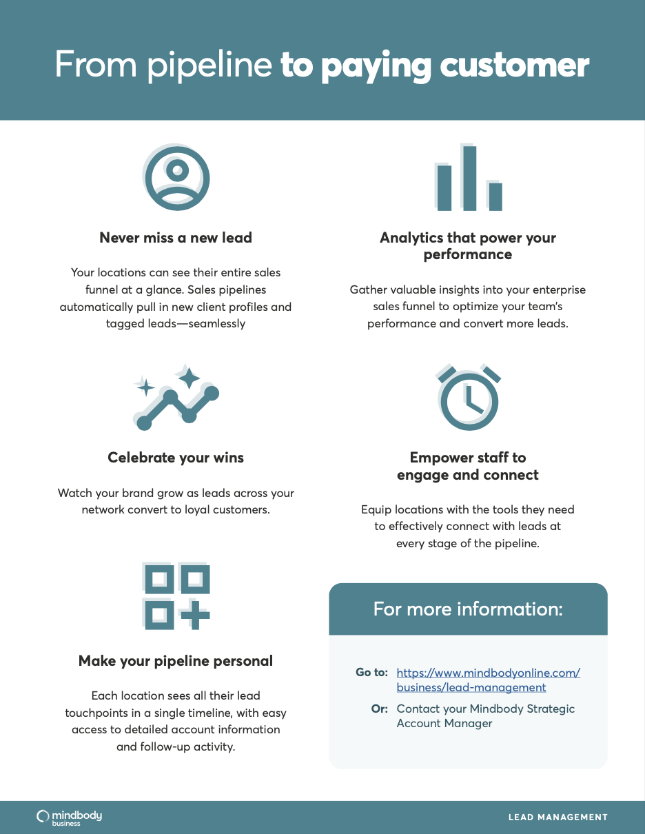 Lead Management | Mindbody